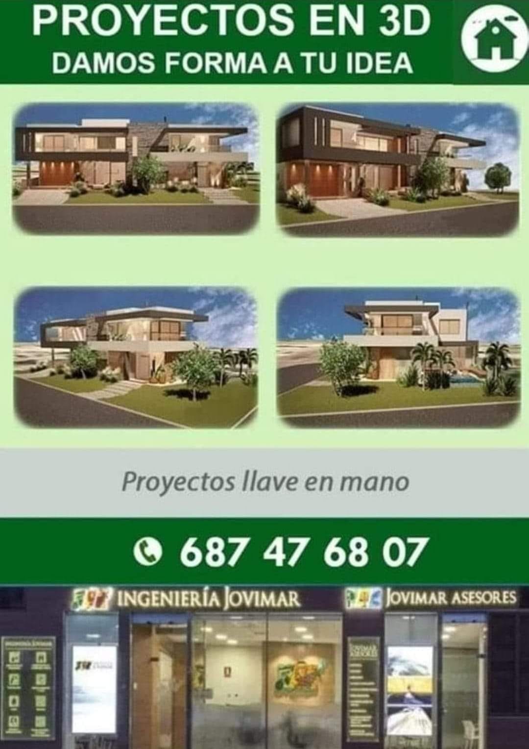 TU VIVIENDA EN 3D. DAMOS FORMA A TU IDEA. PROYECTOS LLAVE EN MANO ...